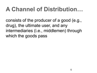 Marketing channels in pharmacy practice | PPTX