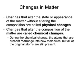Chapter 3 matter | PPT