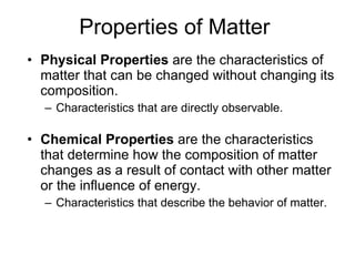 Chapter 3 matter | PPT