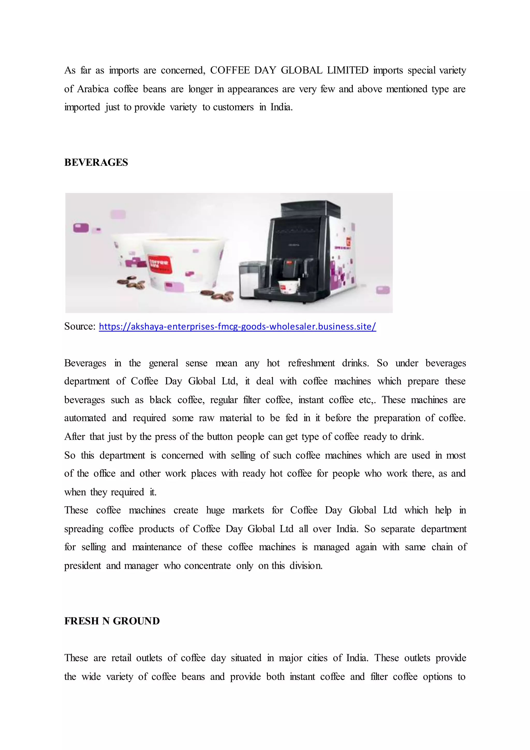 ccd company profile | DOCX