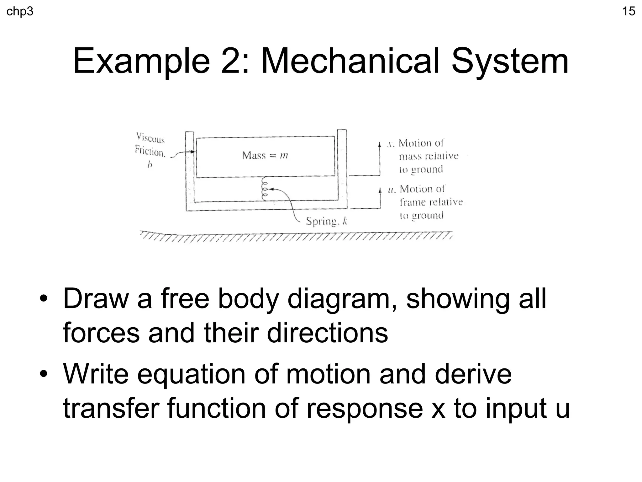 Chapter 3 mechanical systems part1 forclass | PDF
