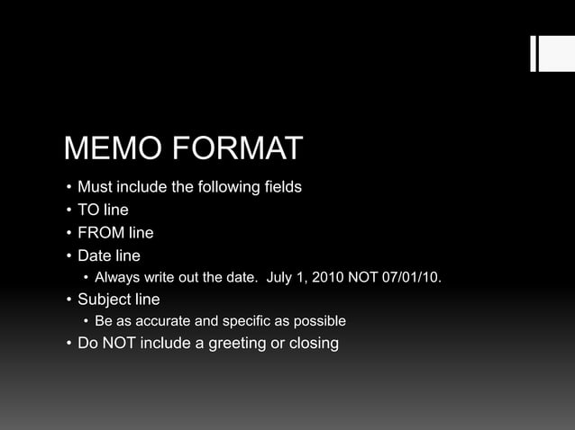 Chapter 3 memos and blogs | PPT