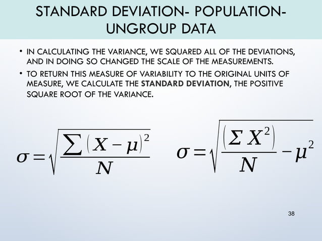Chapter 3_M of Location and dispersion mean, median, mode, standard ...