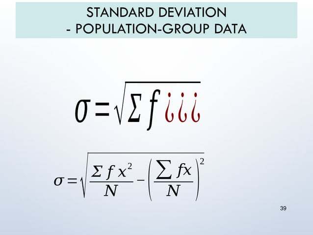 Chapter 3_M of Location and dispersion mean, median, mode, standard ...