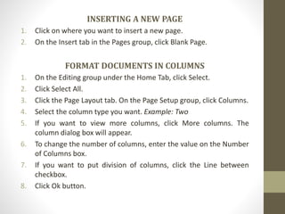 MS Word 2007 | PPTX