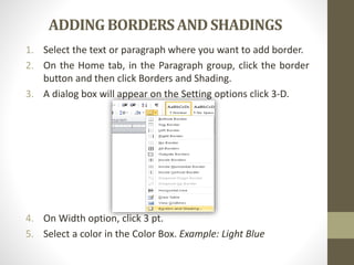 MS Word 2007 | PPTX