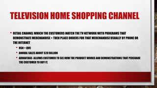 Chapter 3 multichannel retailing | PPTX