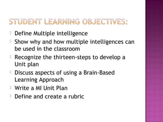 Chapter 3 multiple intelligence | PPT