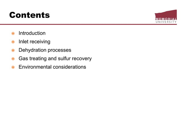 Dr. Aborig Lecture- Chapter 3 natural gas processing | PPTX