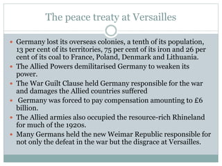 Chapter 3 nazism and rise of hitler ,class 9 | PPTX