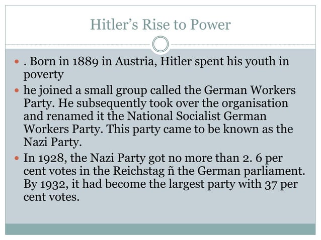Chapter 3 nazism and rise of hitler ,class 9 | PPTX