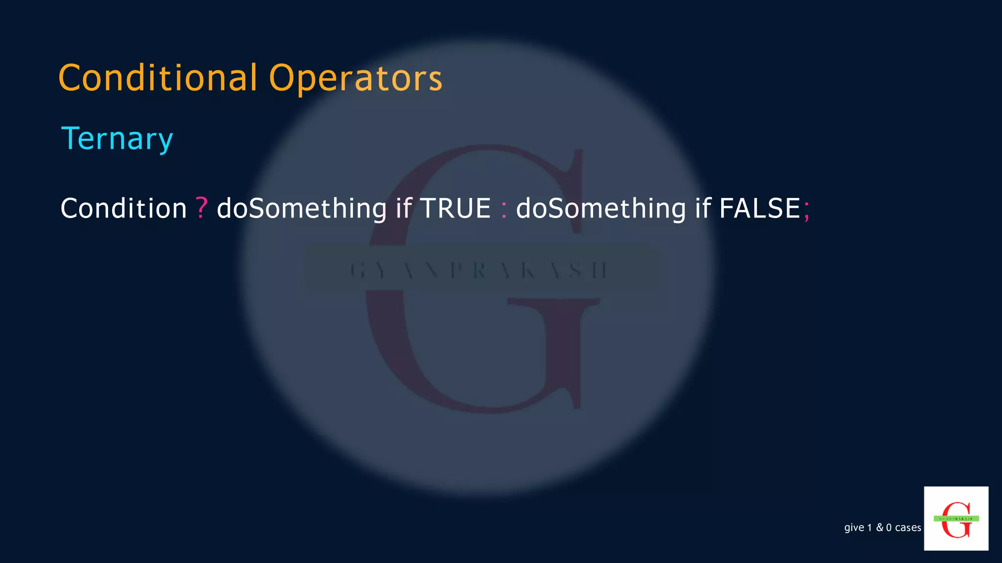 Chapter 3 - Conditional Statements | PPT Chapter 3 - Conditional Statements | PPT