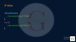 Chapter 3 - Conditional Statements | PPTX