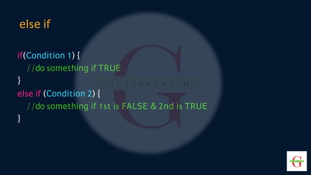Chapter 3 - Conditional Statements | PPTX