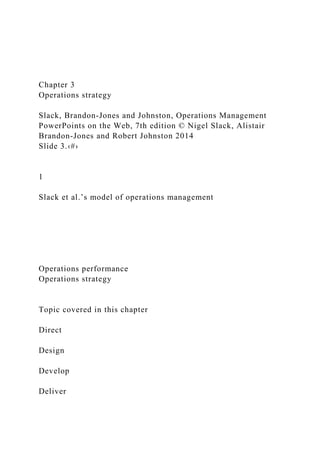 Chapter 3Operations strategySlack, Brandon-Jones and Joh.docx