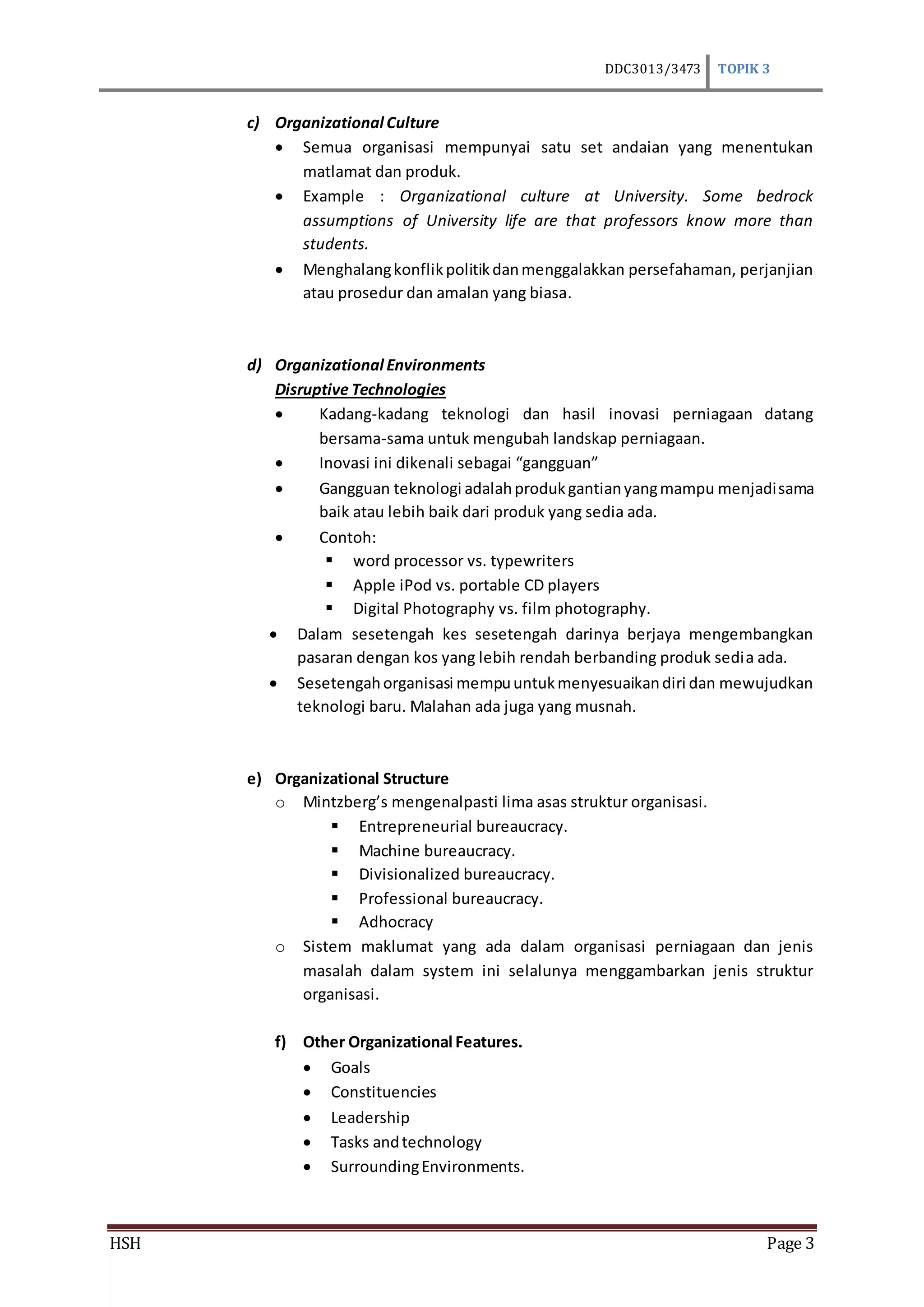 Chapter 3 organization and information systems MIS | DOCX