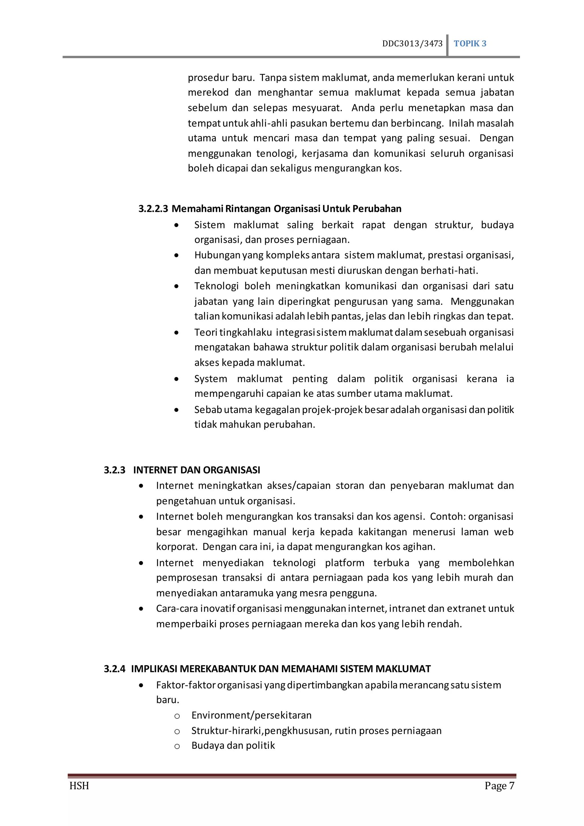 Chapter 3 organization and information systems MIS | DOCX