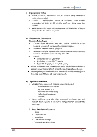 Chapter 3 organization and information systems MIS | DOCX