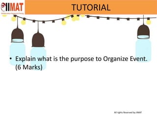 Organizing Event | PDF