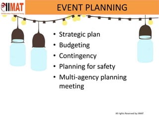 Organizing Event | PDF