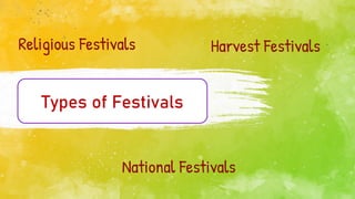 Our festivals (India) | PPTX