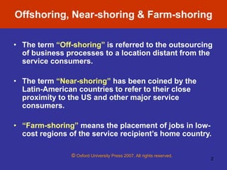 Chapter 3 Outsourcing and Offshoring.ppt | Business | Business and Finance
