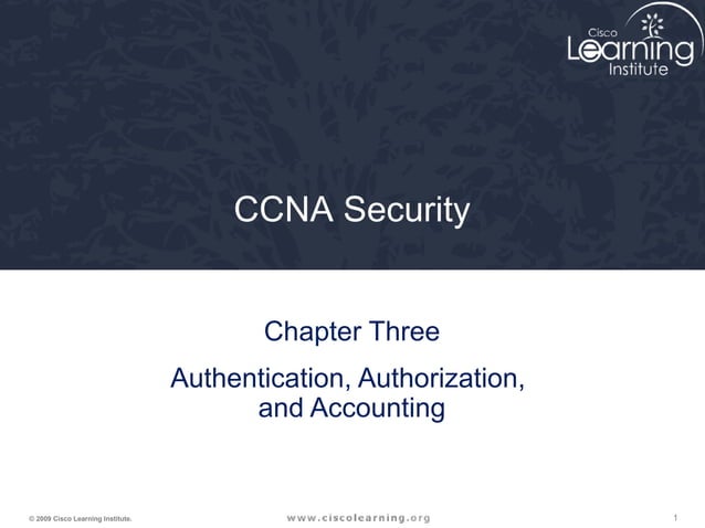 CCNA Security - Chapter 3 | PPT | Internet | Computing
