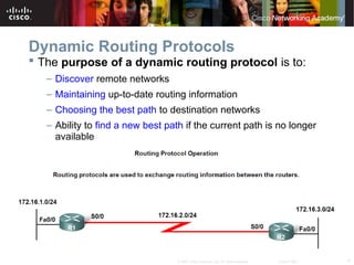 Routing Protocols and Concepts – Chapter 3 | PPT