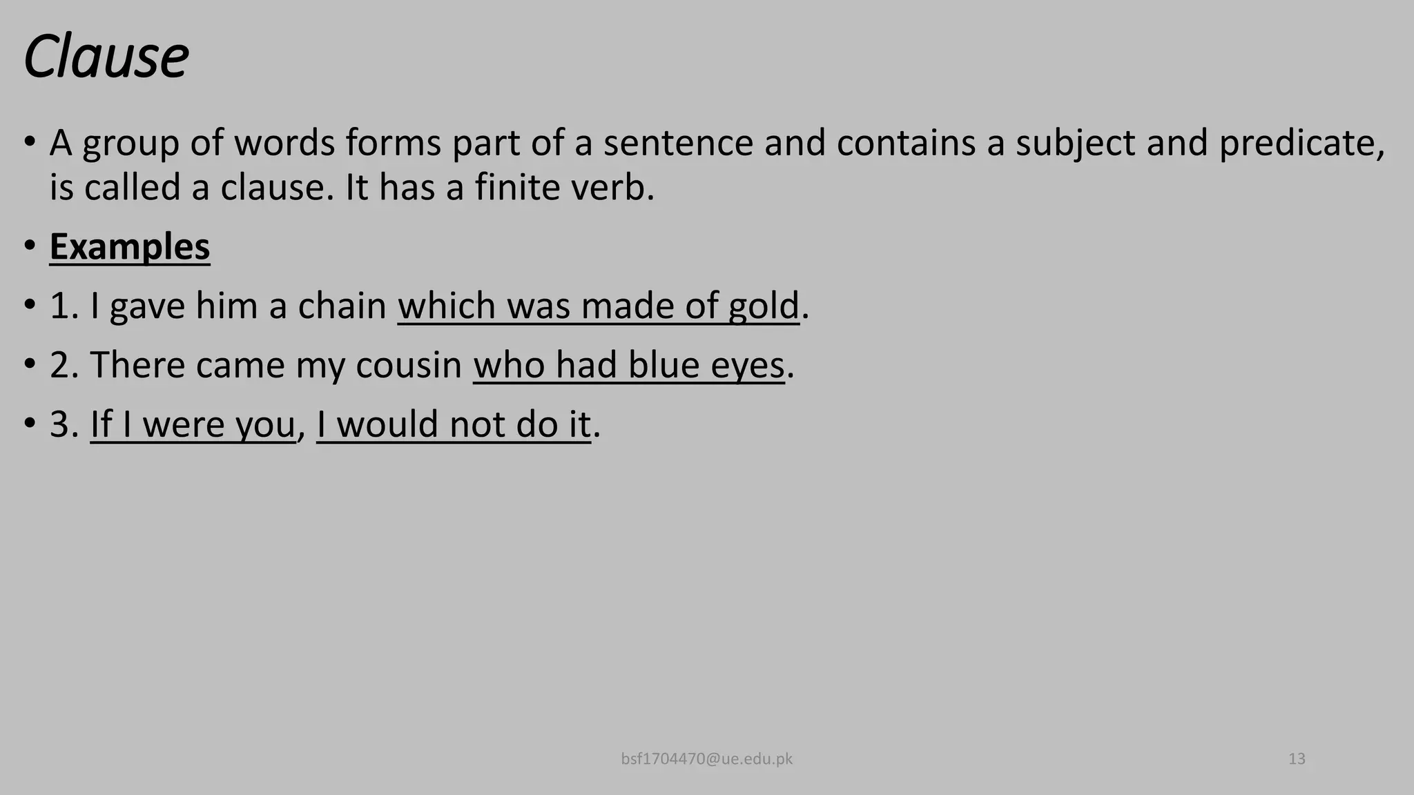 Chapter 3 part 1 phrase, clause and sentence structure | PPT
