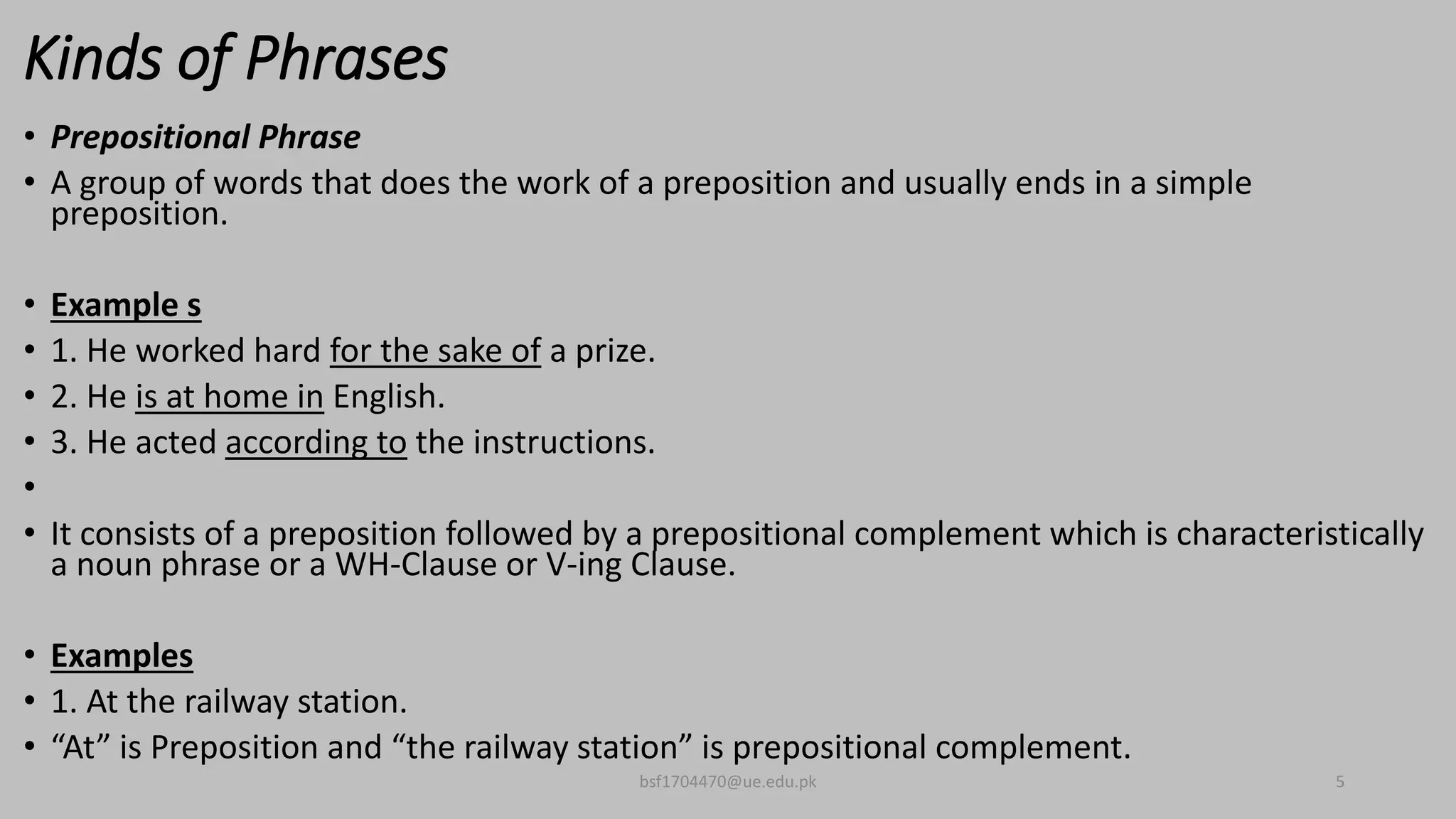 Chapter 3 part 1 phrase, clause and sentence structure | PPT