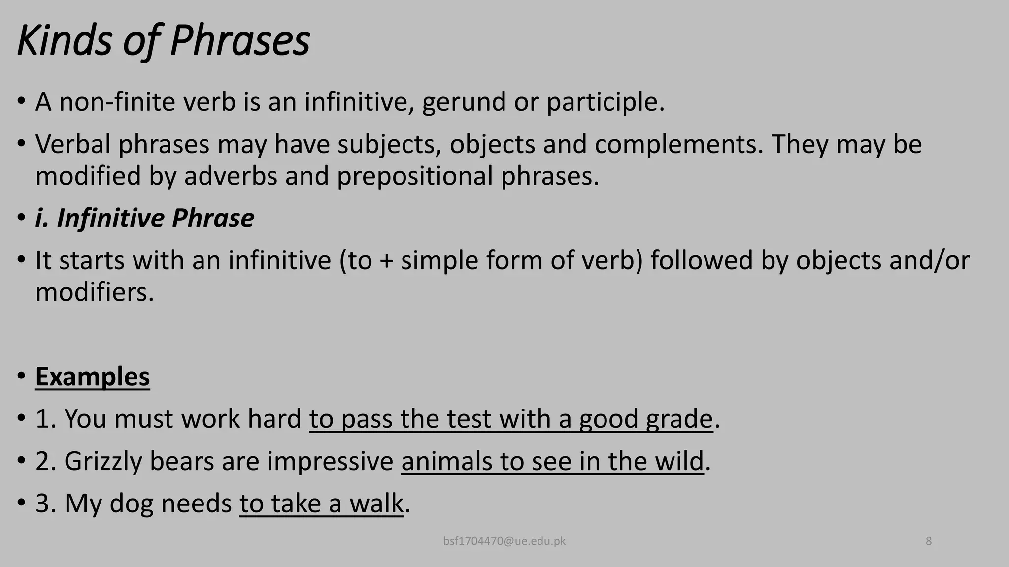 Chapter 3 part 1 phrase, clause and sentence structure | PPT