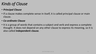 Chapter 3 part 1 phrase, clause and sentence structure | PPT