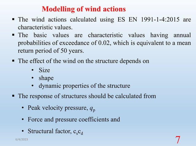 CHAPTER 3 (part 1) Wind Load and procedure.pptx | Physics | Science