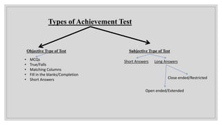 Subjective type of Test | PPT
