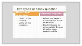 Subjective type of Test | PPT