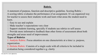 Constructing Subjective type of Achievement Test | PPT