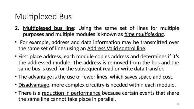 Chapter 3 Part 2 Interconnections Computer Organization Pptx Operating Systems Computer