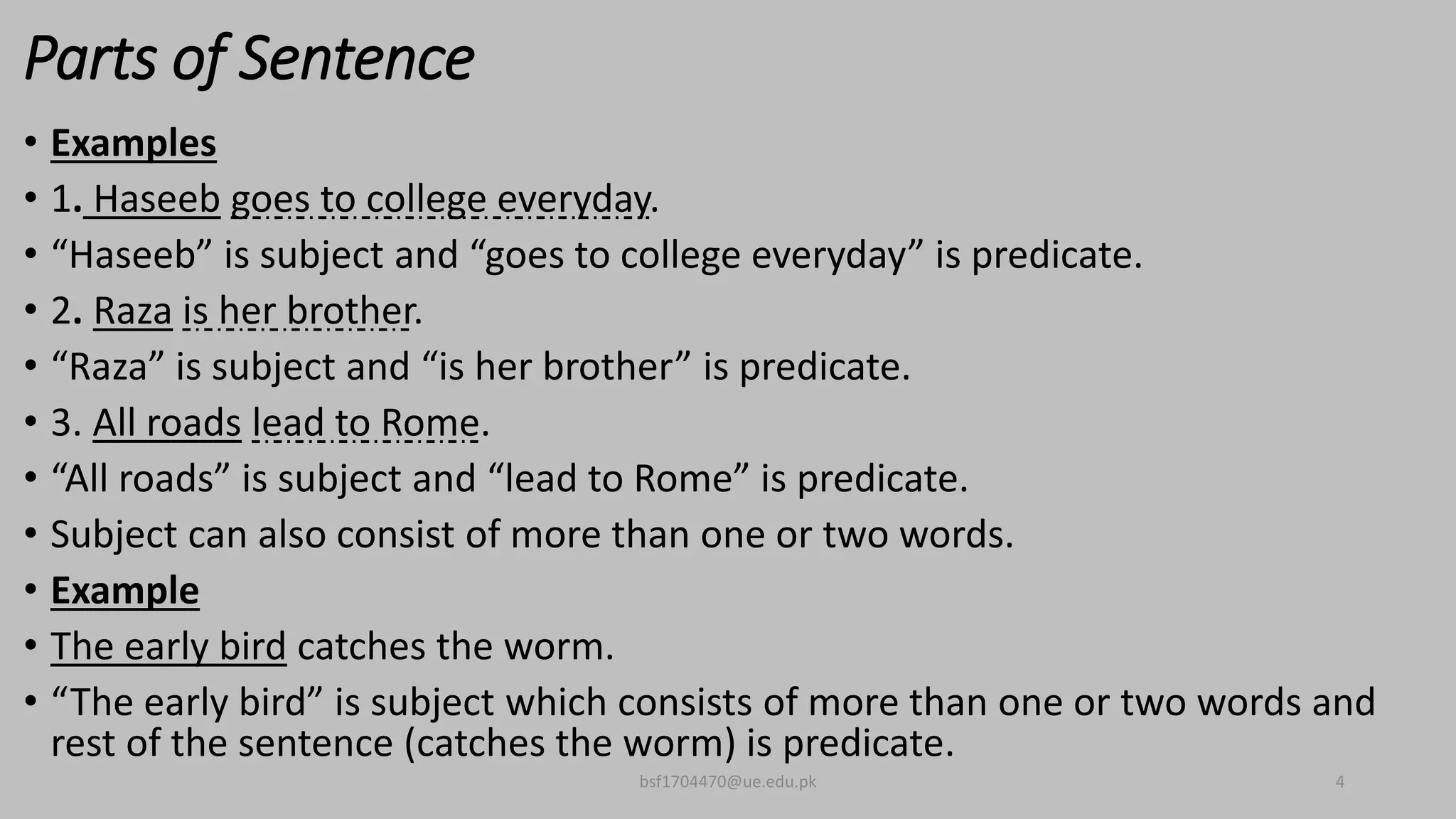 Chapter 3 part 2 phrase, clause and sentence structure | PPTX