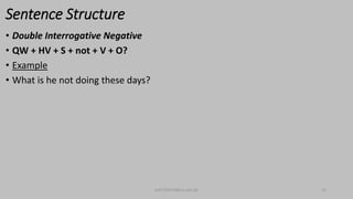 Chapter 3 part 2 phrase, clause and sentence structure | PPT
