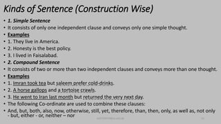 Chapter 3 part 2 phrase, clause and sentence structure | PPTX