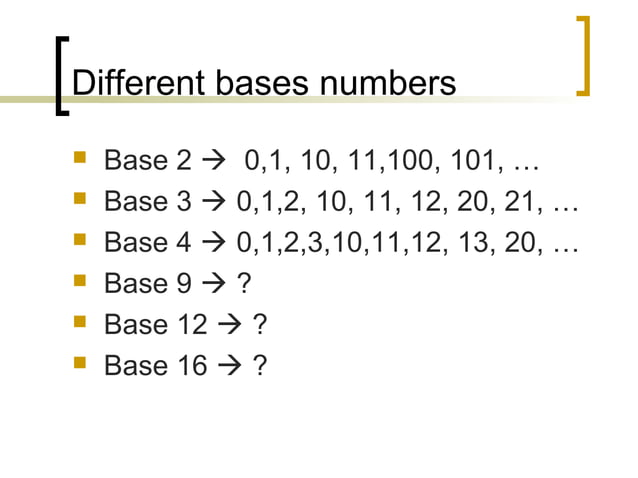 Chapter 3 part i data representation | PPT | Computing | Technology & Computing