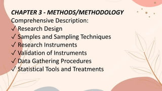 chapter 3, guide in making research papers | PPTX