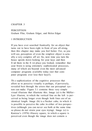 CHAPTER 3PERCEPTIONGraham Pike, Graham Edgar, and Helen | DOCX