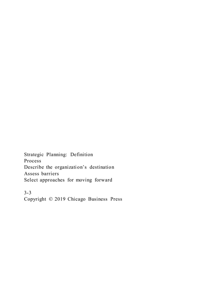 Chapter 3 performance management and strategic planningcopy | PDF
