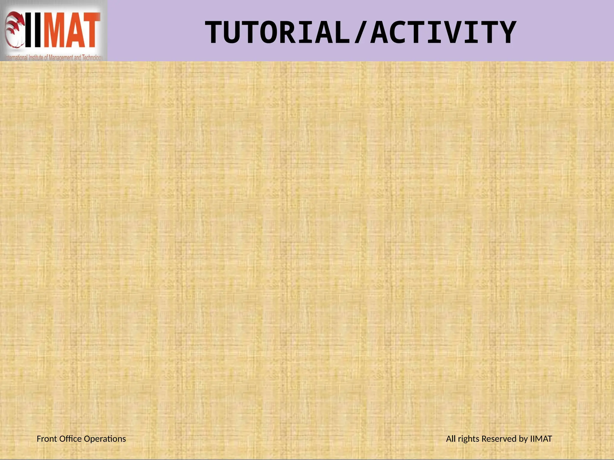 Front Office: Chapter 3_Personal Presentation.pptx