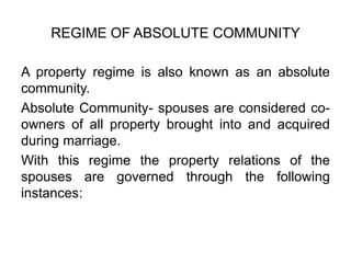 System of Absolute Community | PPTX