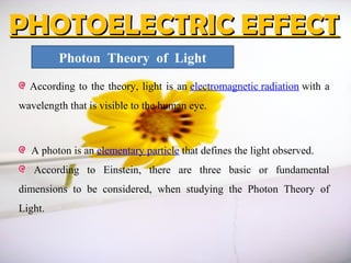 Chapter 3 photoelectric effect | PPT