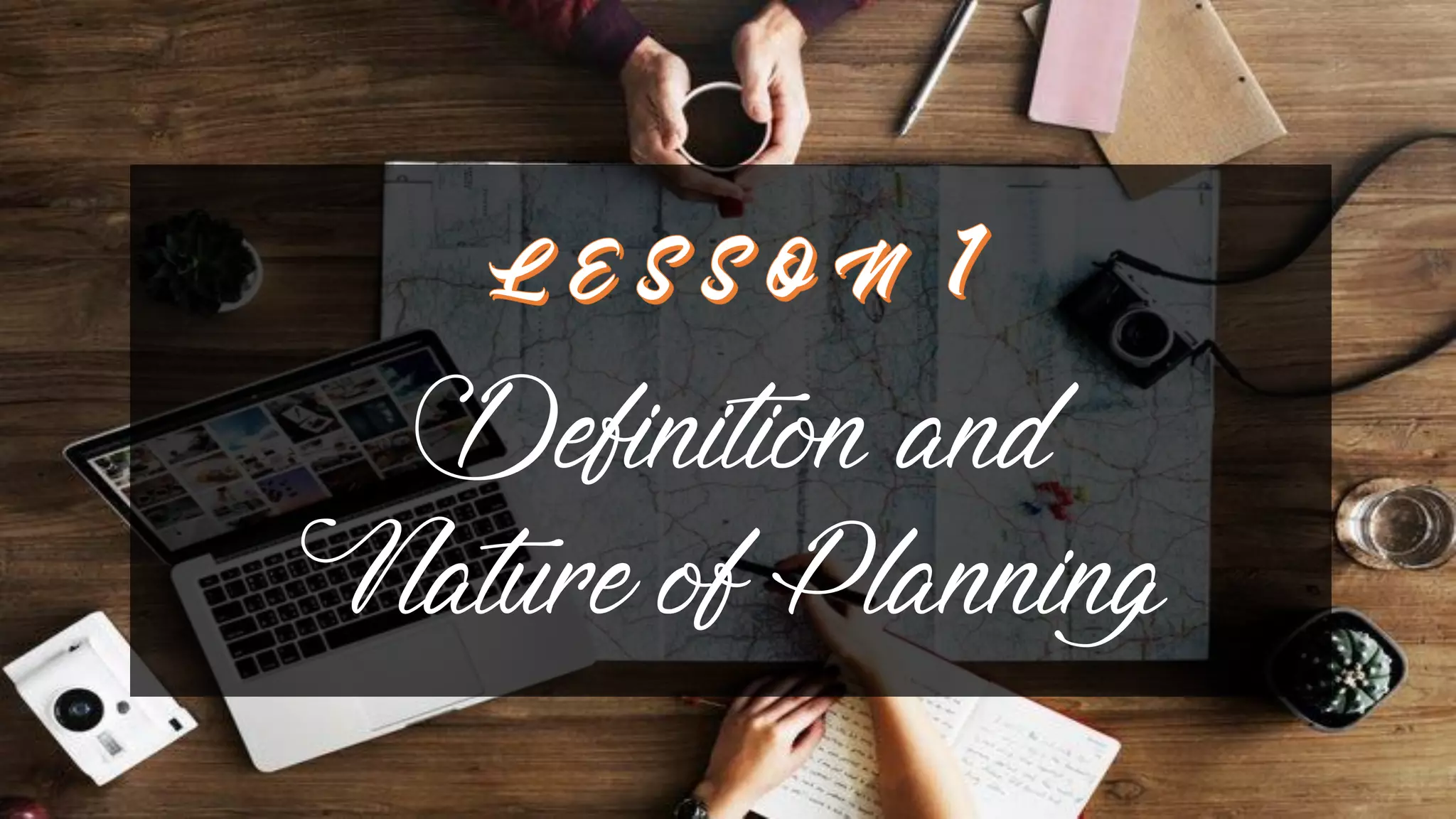 Chapter 3 planning | PDF