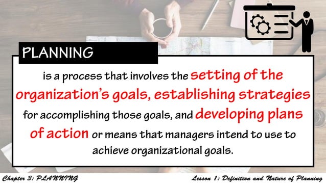 Chapter 3 planning | PDF