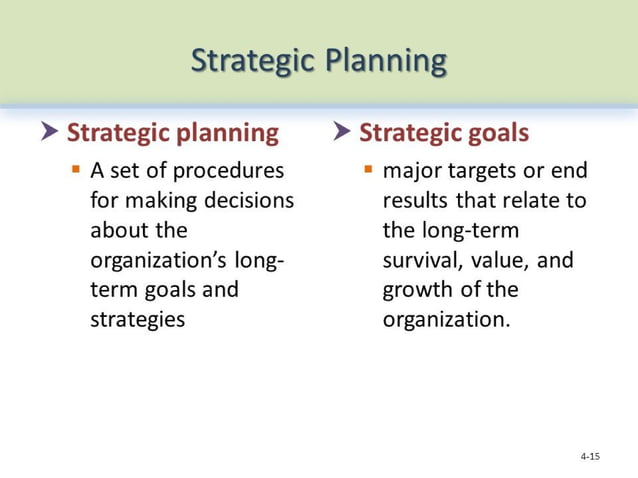 Chapter 3 Planning and Strategic Management.pptx | Free Download